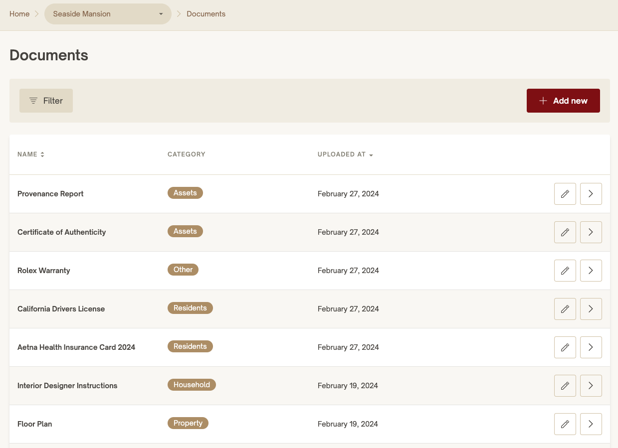 How do I add, edit, replace, and delete documents?